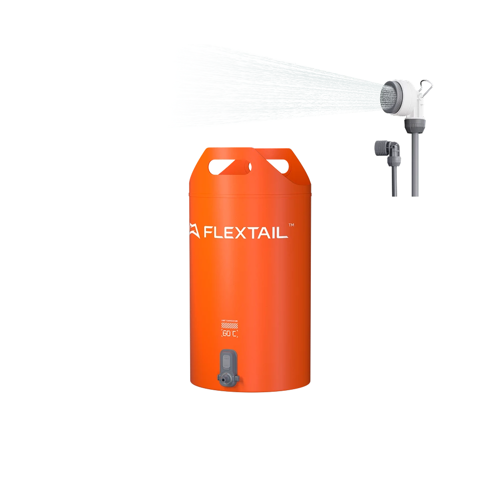 FLEXTAIL Portable Tiny Electric Shower | 20L Bucket with Powered Pump ...