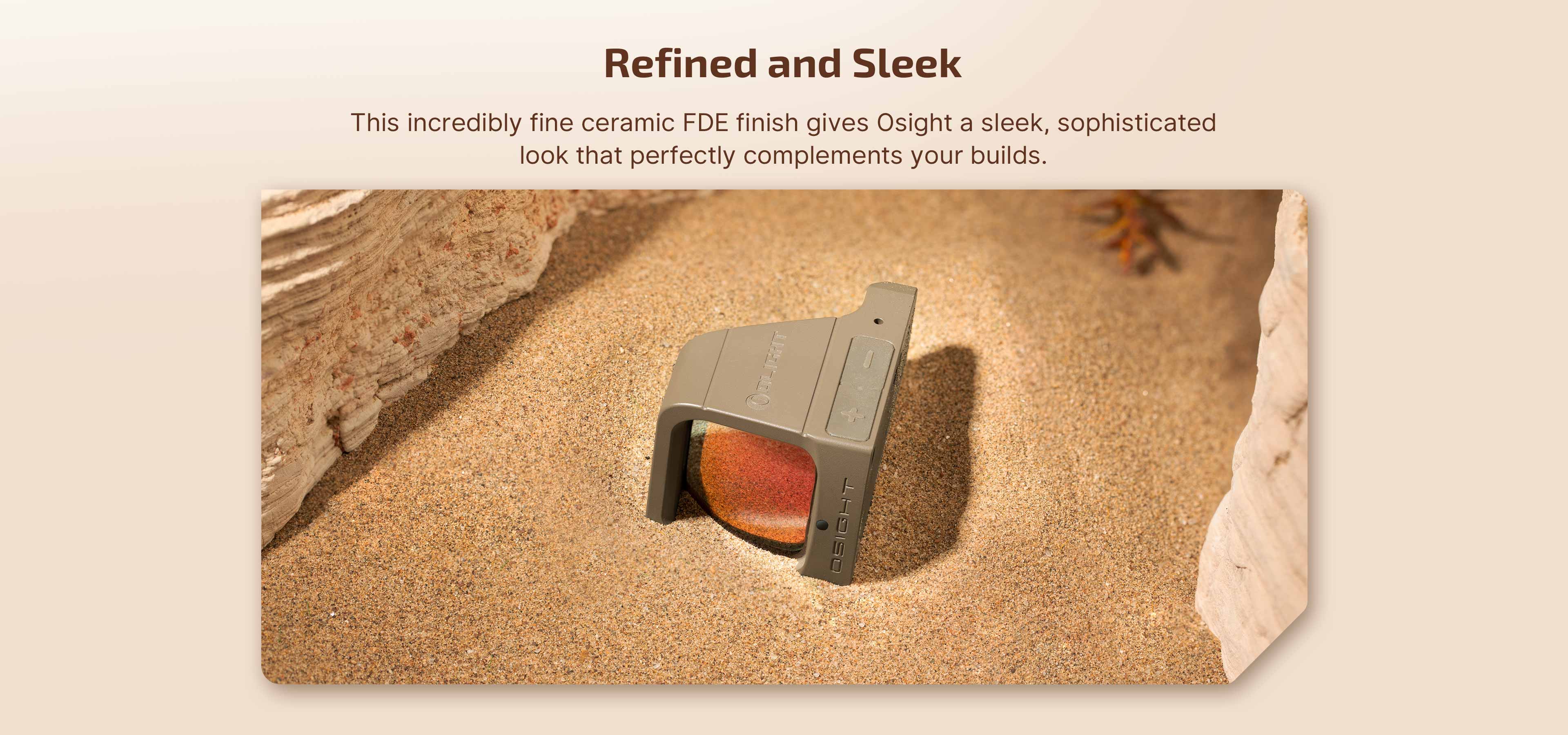 Osight 3 MOA: Rechargeable Red Dot Sight Magnetic Charging Case - Olight