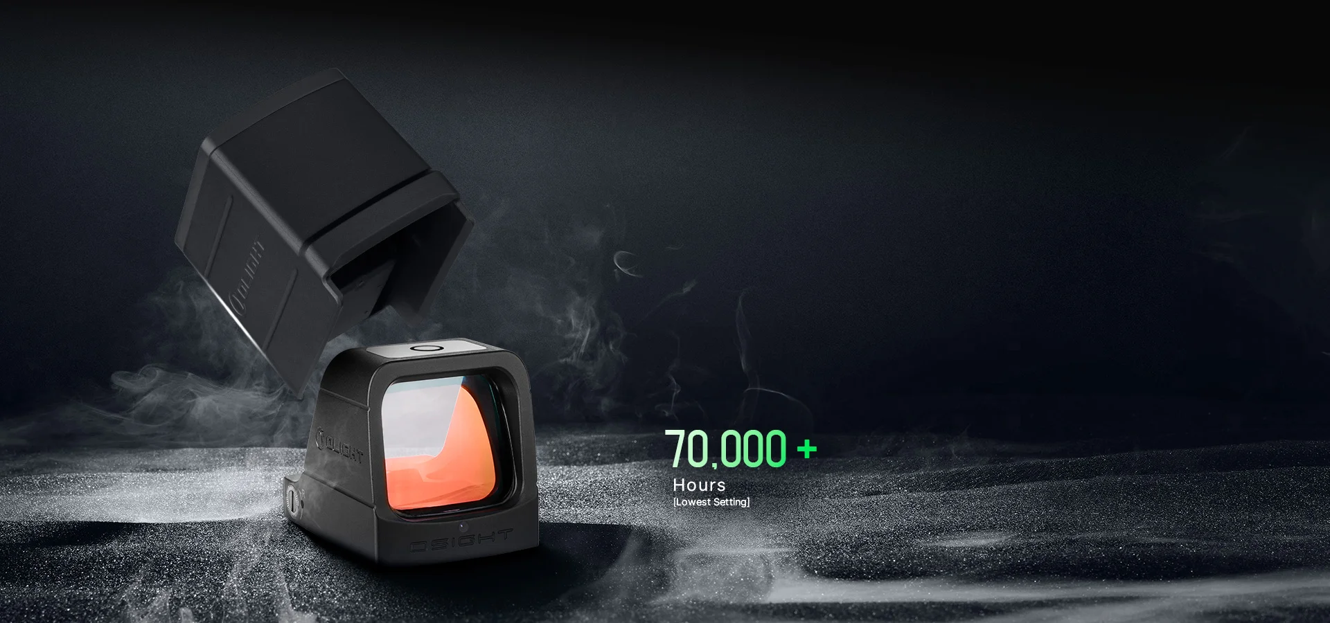 Osight 3 MOA: Rechargeable Red Dot Sight Magnetic Charging Case - Olight