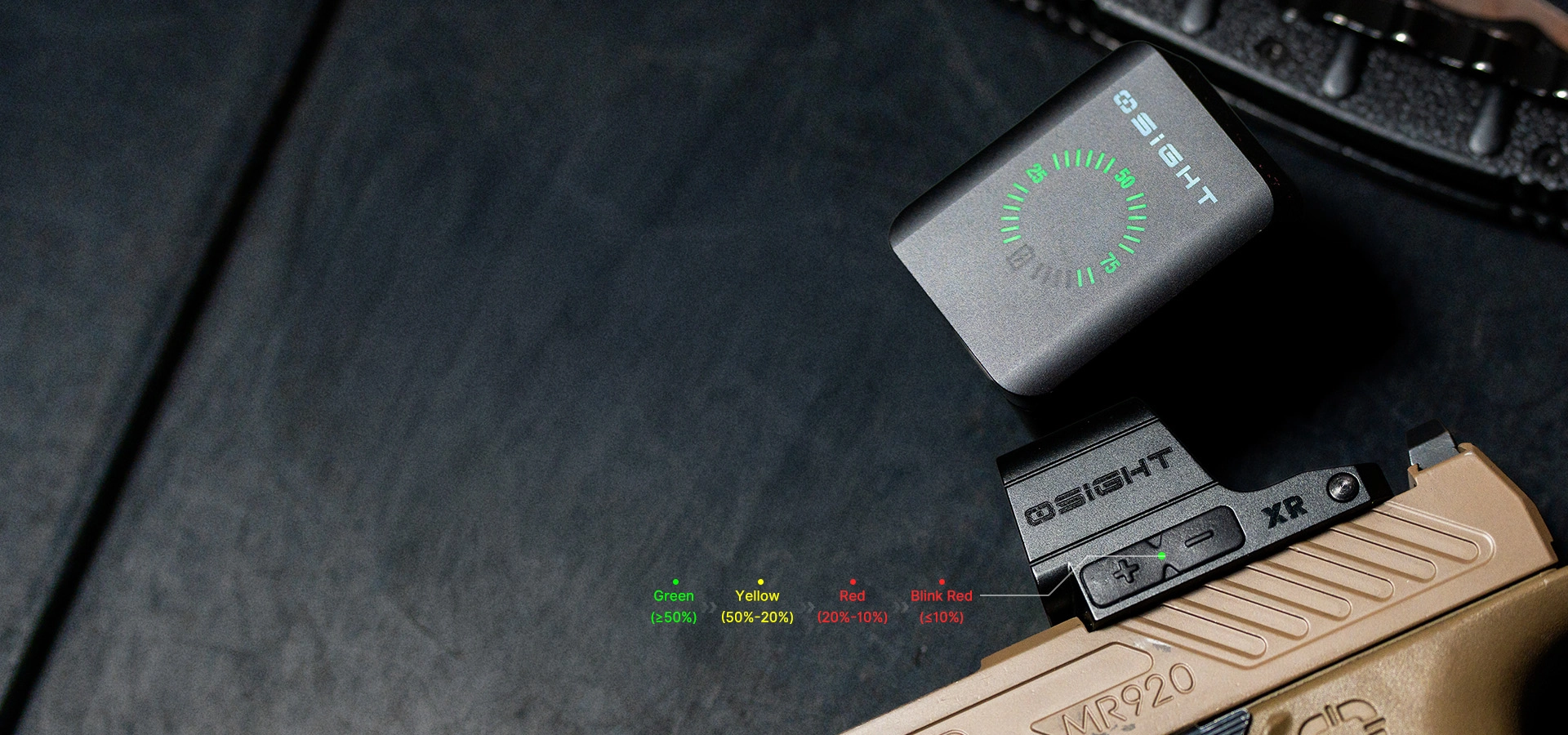 Osight XR Enclosed Red Dot Sight RMR Footprint & MRS - Olight