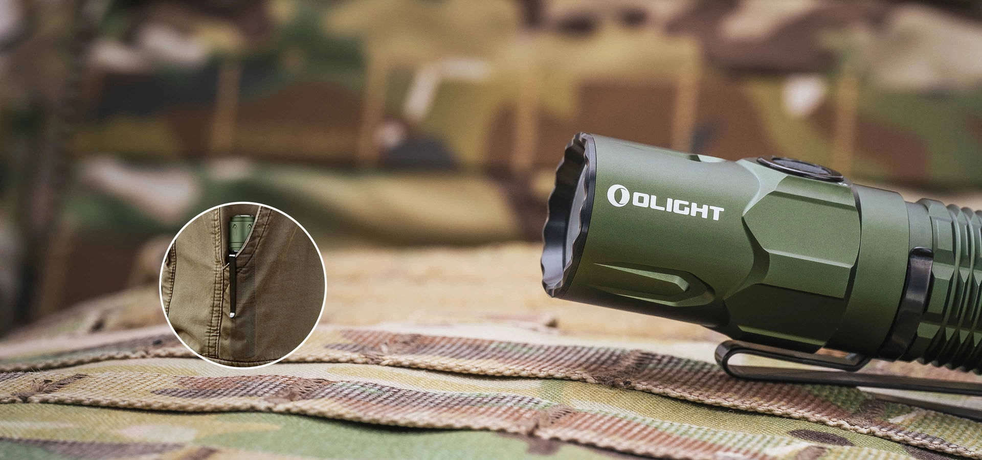 Warrior 3S High Beam Tactical Flashlight - Olight