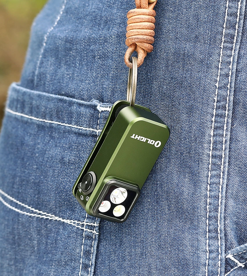 Oclip Pro: Versatile Clip-On Flashlight with Red Light - Olight