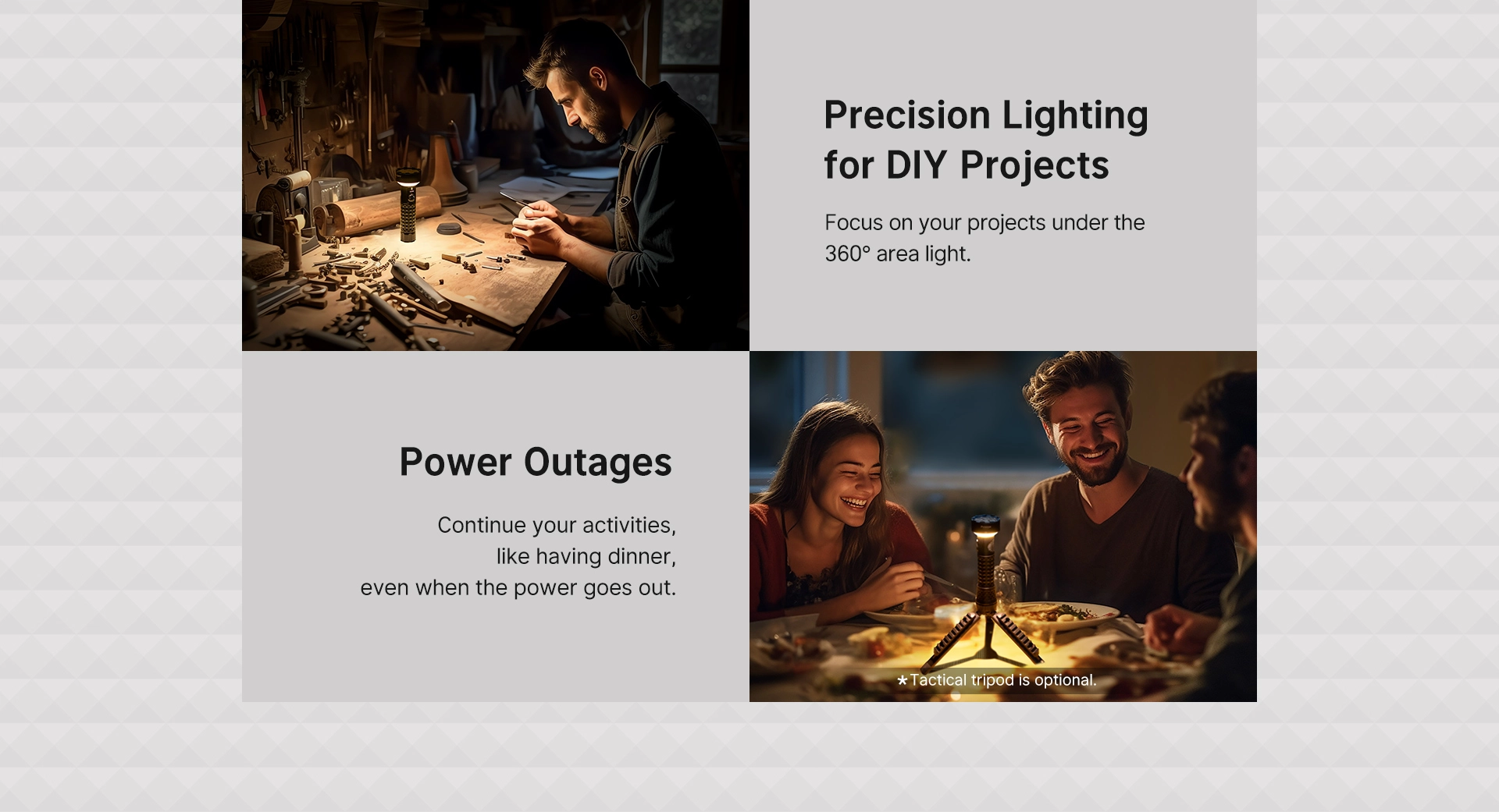 Prowess Multifunctional Flashlight with Bidirectional Lighting - Olight