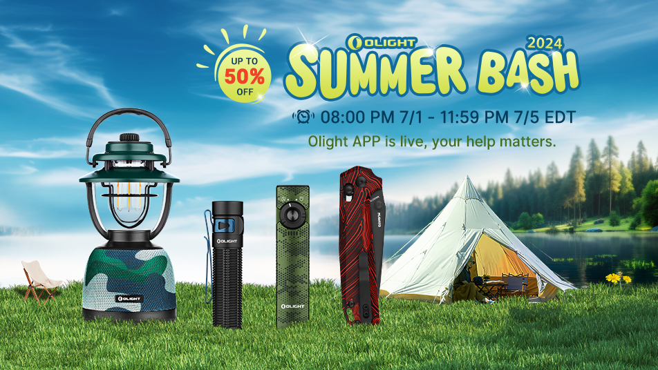 Save Big on Olight Gear in 2024 Olight Summer Bash-Up to 50% OFF