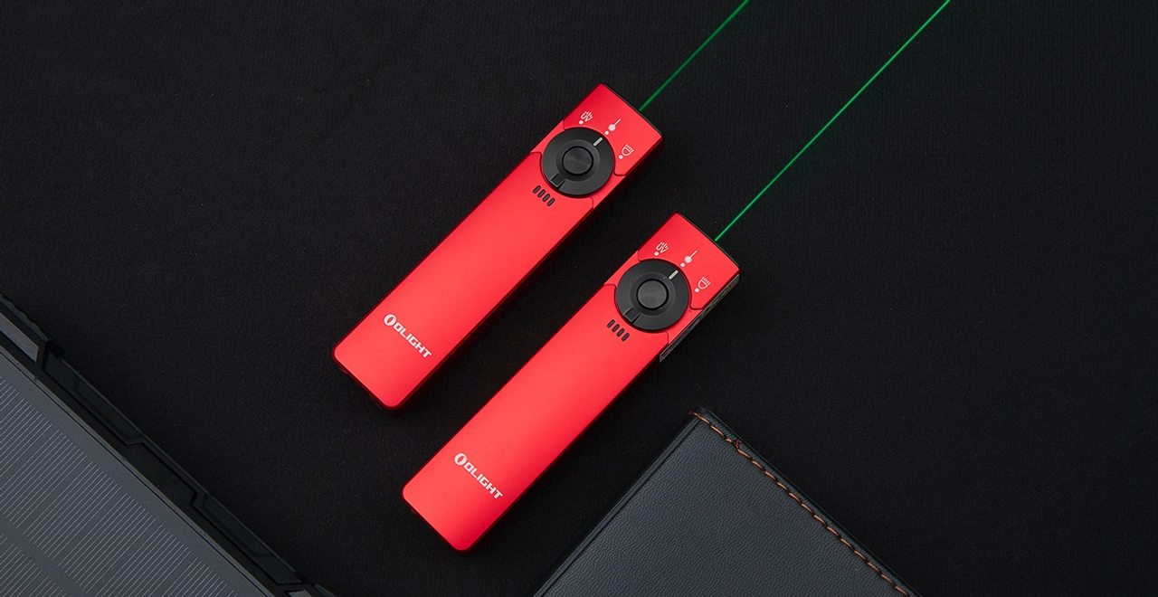 Arkfeld Pro Flat Flashlight: Laser, UV & LED Light - Olight