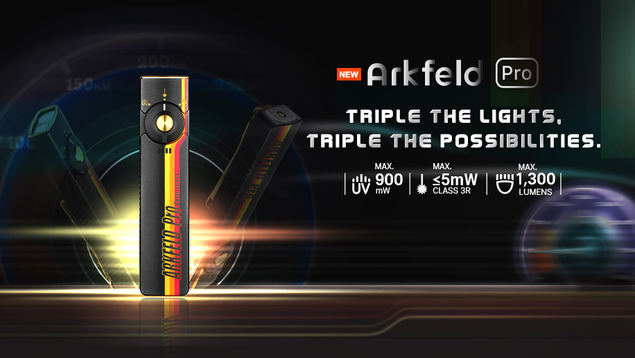 The Ultimate 3-in-1 EDC Illumination Tool: Arkfeld Pro