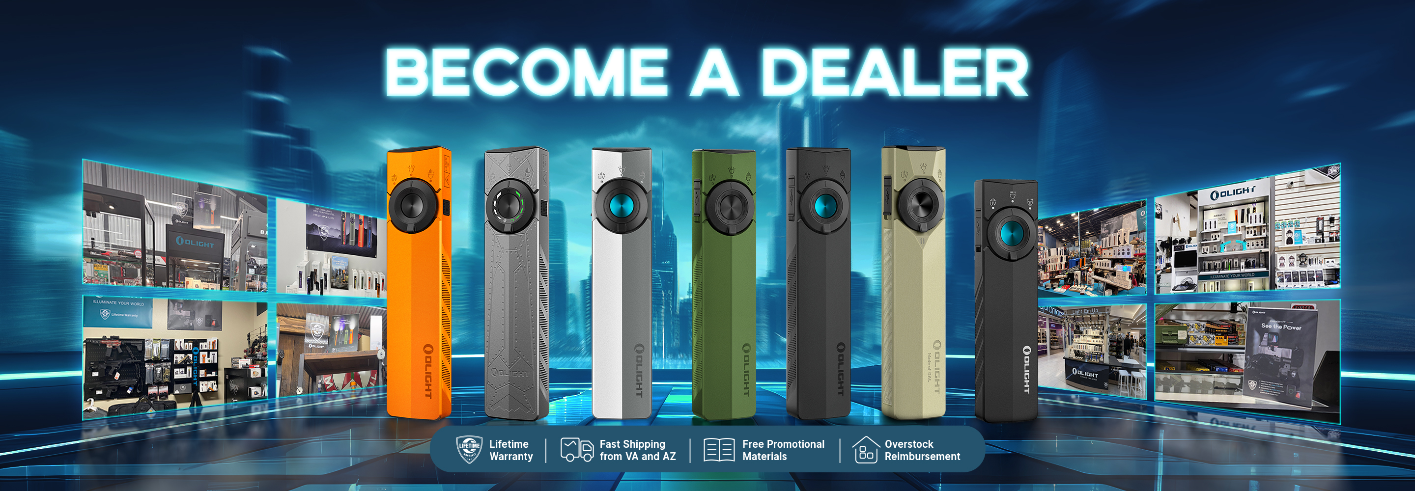 Dealers & Wholesale - Olight Store