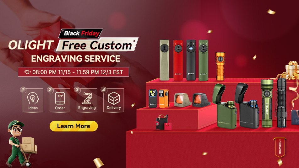 Olight Black Friday 2024: 8 Models to Personalize with Free Custom ...