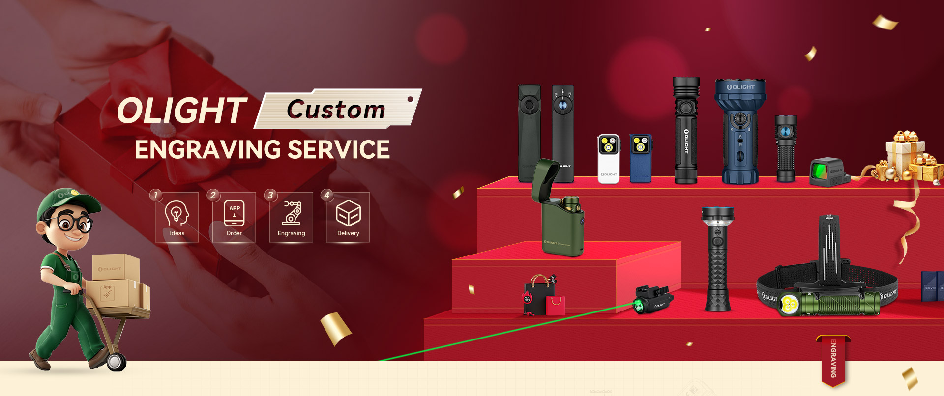 Custom Engraving Service- Olight