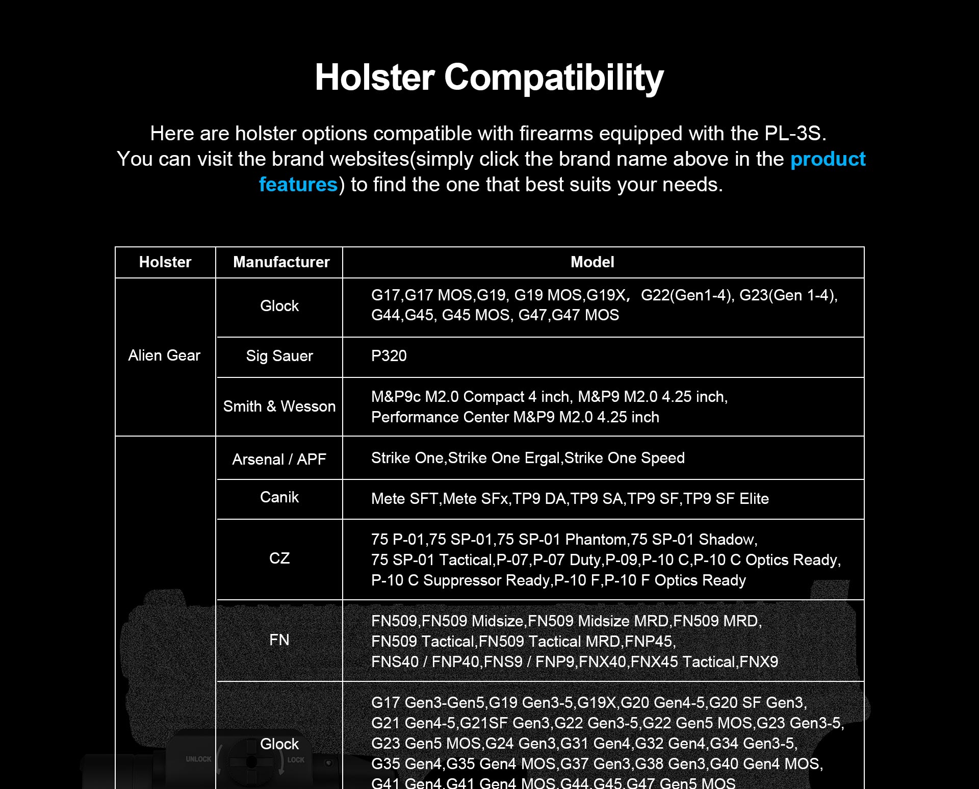 PL-3S Valkyrie Rail Mount Light - Olight