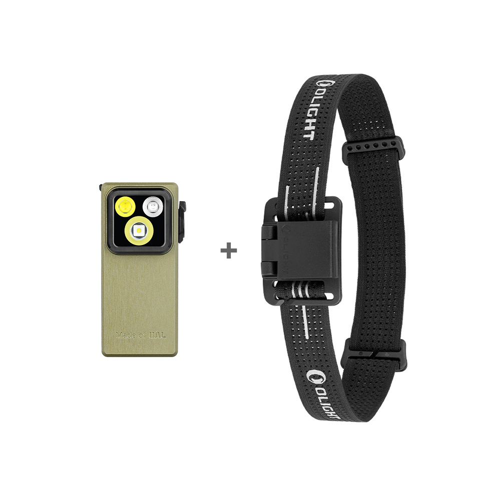 Oclip Ultra Clip-On EDC Light with Flood, Spot, and UV Modes- Olight