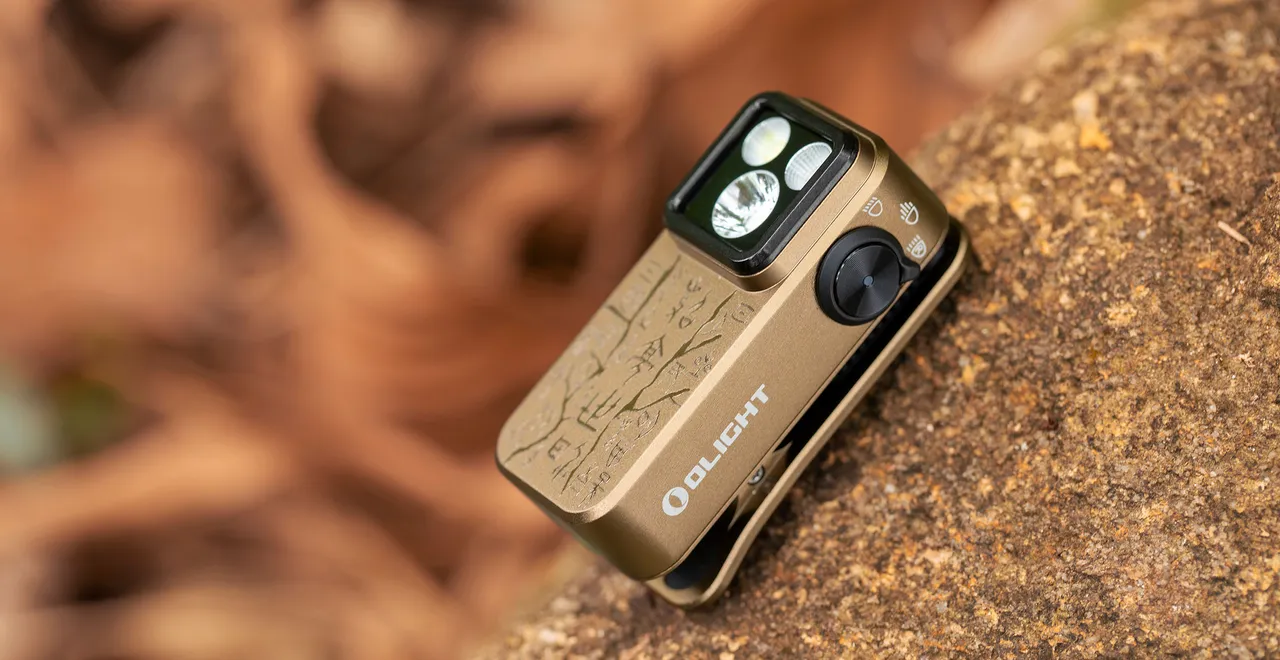 Oclip Pro clip on flashlight triple mode USB C rechargeable EDC light ...