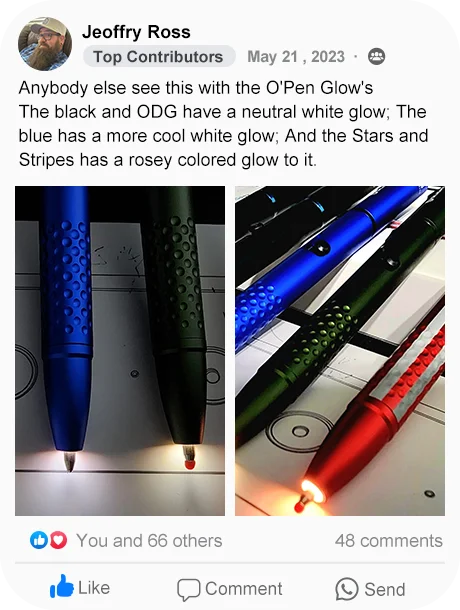 O Pen Glow Rechargeable Penlight LED Penlight 4 in 1 Green Laser - Olight