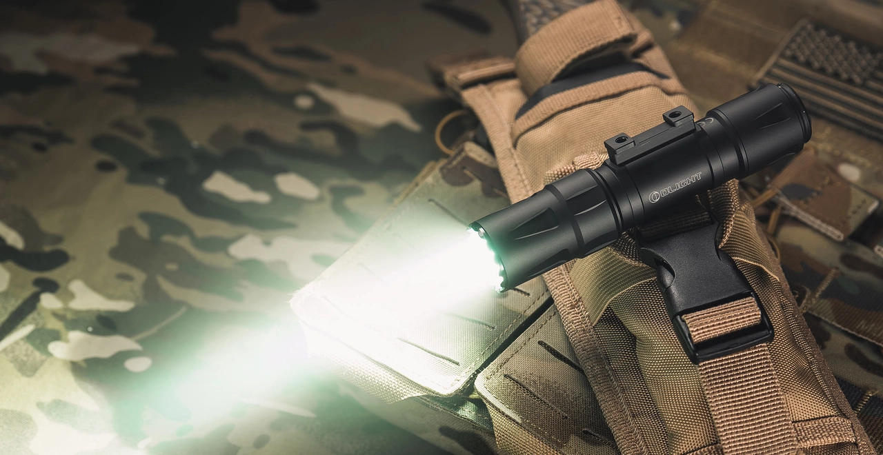 Odin S Rail Mounted Light 1500lm Dual Fuel Tactical Weapon Light - Olight