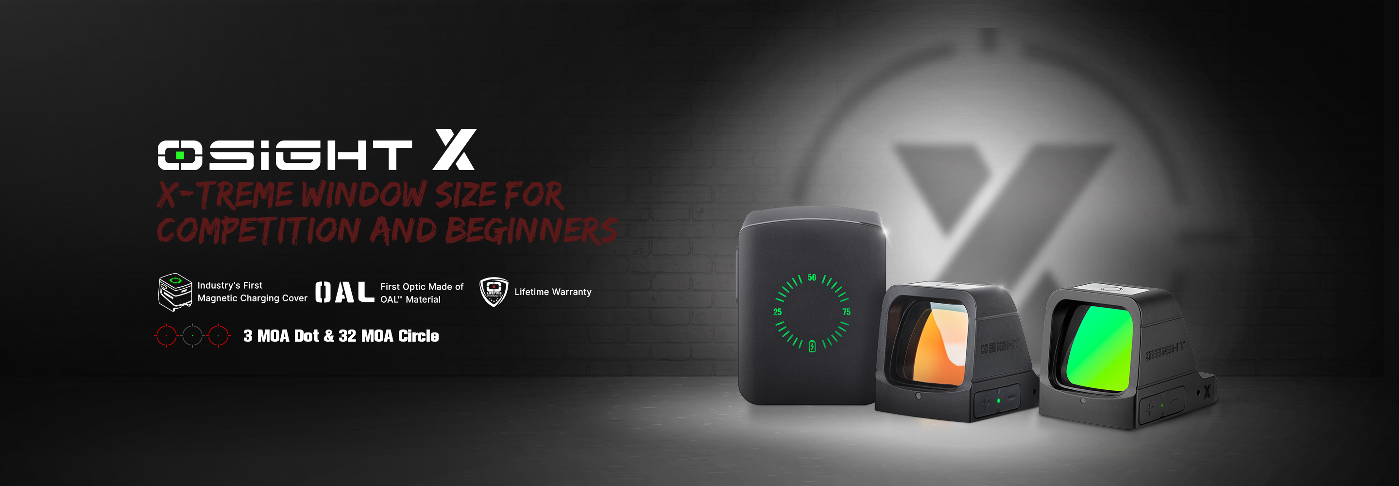 Osight X - Red Dot Reflex Sight - Olight Australia
