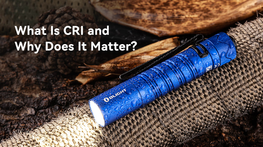 Flashlight CRI Explained: Why High CRI Matters by Olight