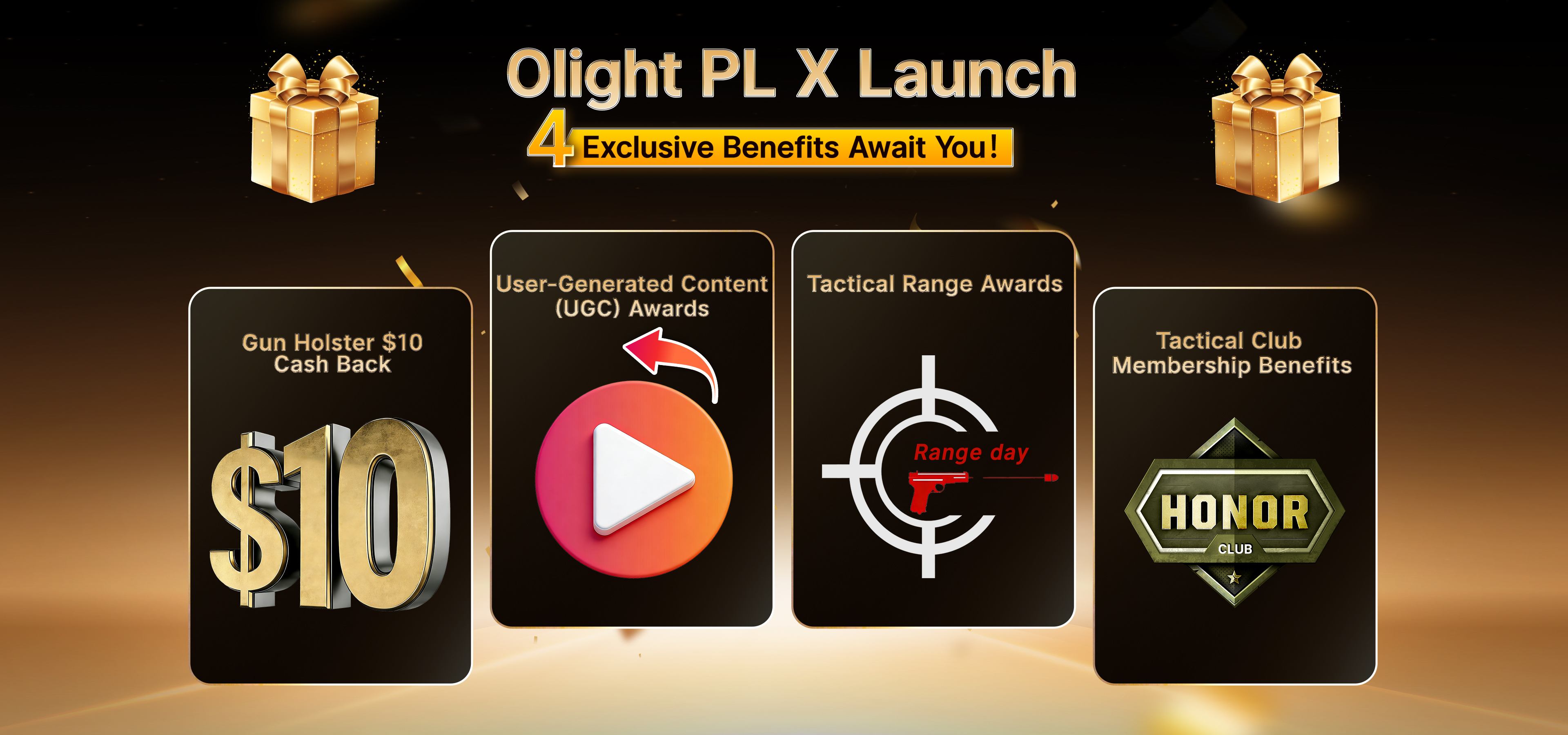 PL X Tactical Weapon Light 1200 Lumens Dual Beam USB C Rail Mount - Olight