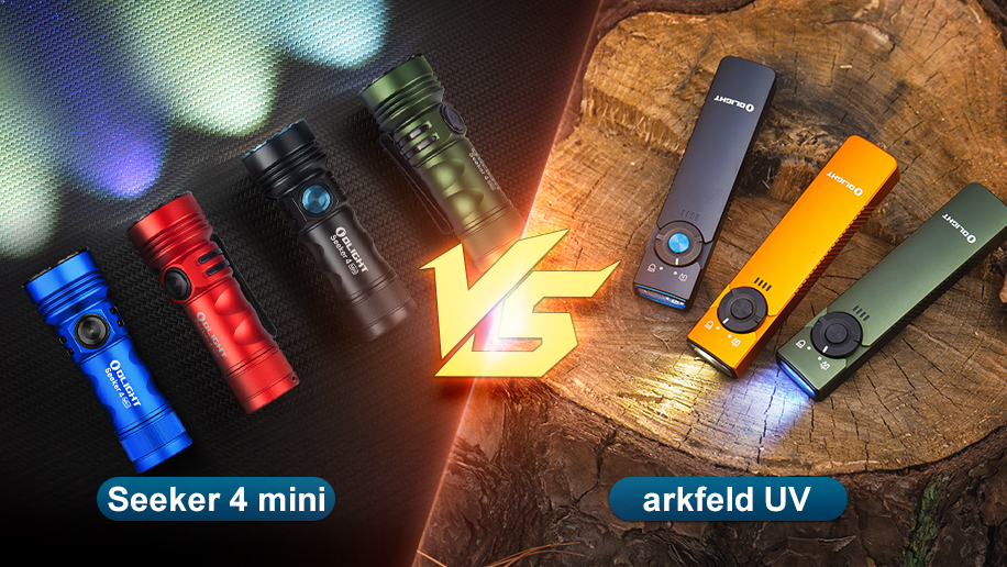Seeker 4 Mini and Arkfeld UV Light: Multi-Function Flashlights