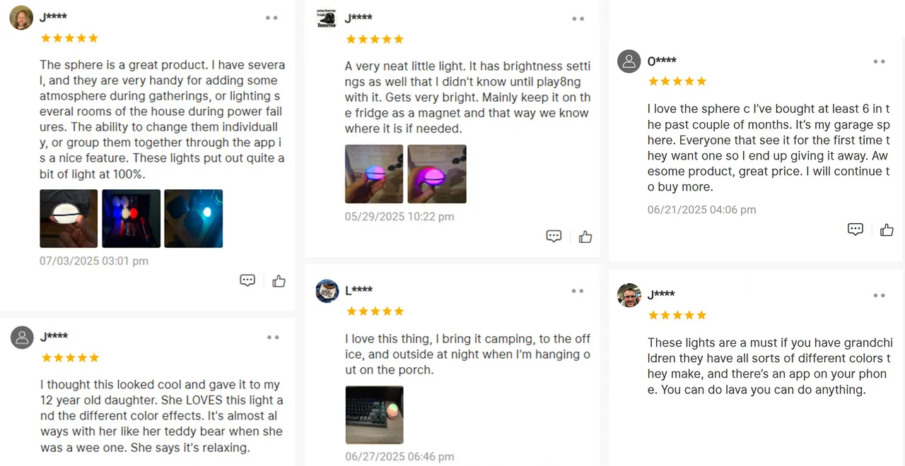 Sphere Ambient Light with App Control | 360° Lighting Magic - Olight