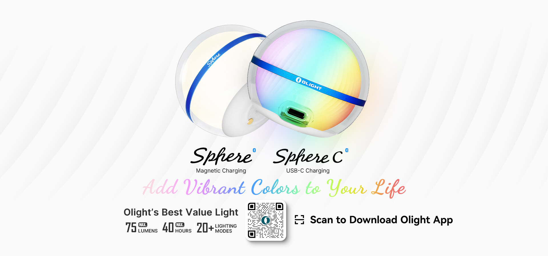 Sphere Ambient Light with App Control - Olight